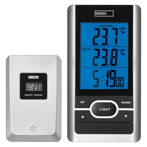 Termometr elektroniczny bezprzewodowy z czujnikiem E0107T - Emos | AGD ...