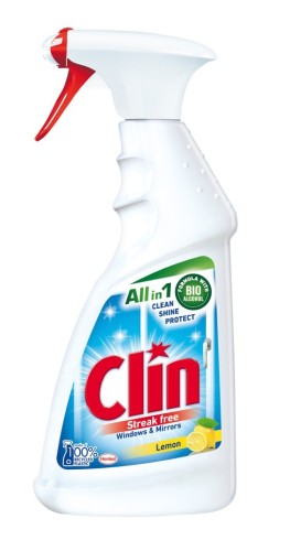 Clin Płyn do mycia okien i szkła lemon 500ml | Sklep internetowy Domodomo